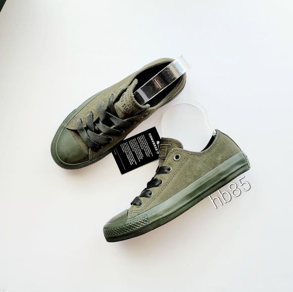 Converse | Shoes | Converse Ctas Ox Utility Green Mens 3 Womens 5 ...